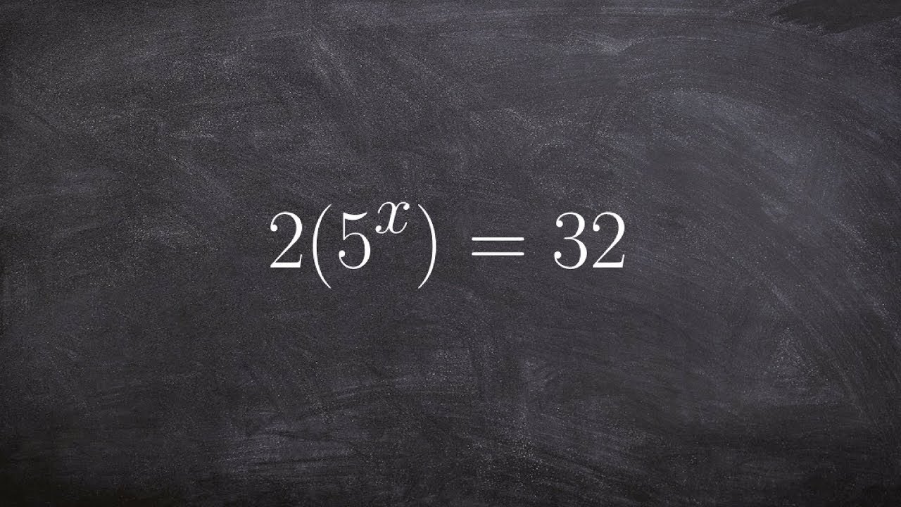 Solving A Logarithmic Equation By Using Properties Of Logs Maths